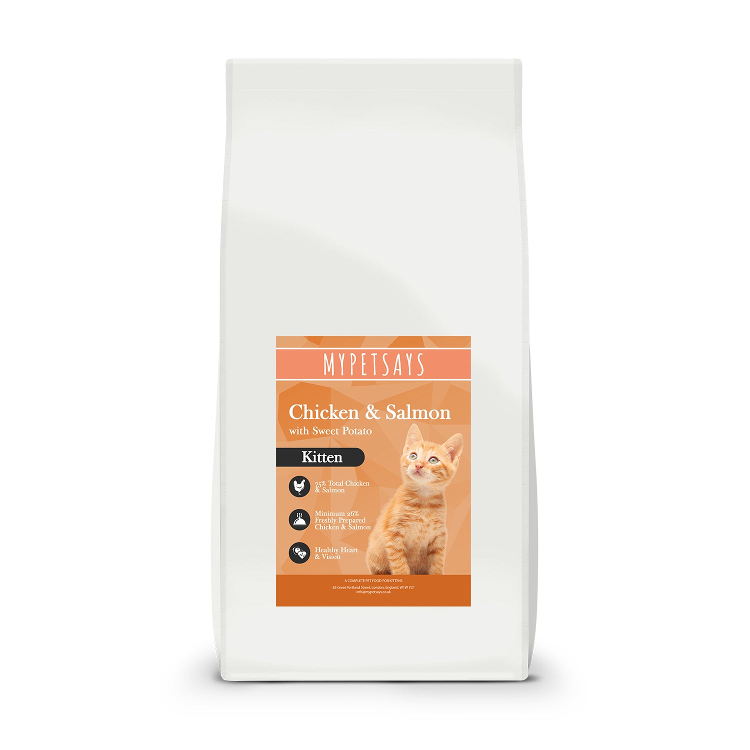 Grain Free Kitten Food Freshly Prepared Chicken Salmon
